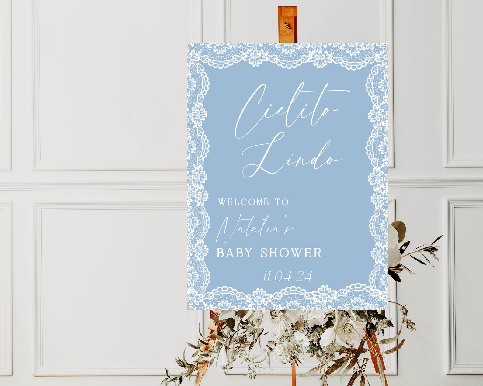 Cielito Lindo Baby Shower Welcome Sign Editable Cielito Lindo Baby ...