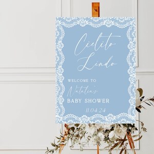 Cielito Lindo Baby Shower Welcome Sign | Editable Cielito Lindo Baby ...