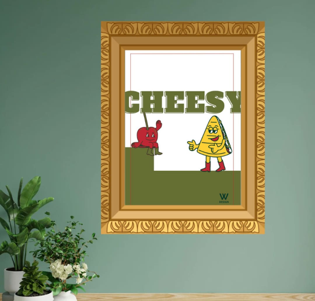 Cheesy Poster - Etsy