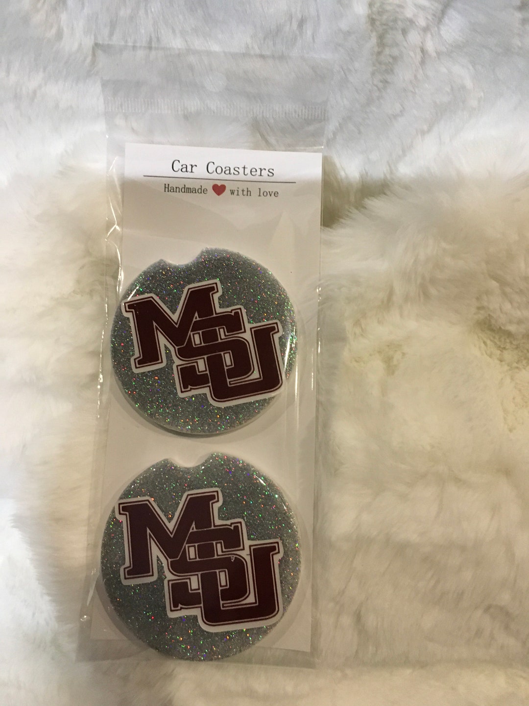 Custom Ceramic Car Coaster Set - Etsy