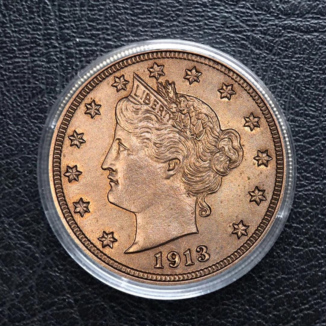 1913 Liberty Head Nickel US Collectible Commemorative Coin - Etsy