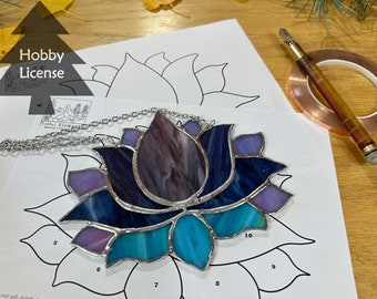 Crescent Moon Star Stained Glass Pattern, Digital Download, Stained Glass Patterns Pdf, Hobby ...