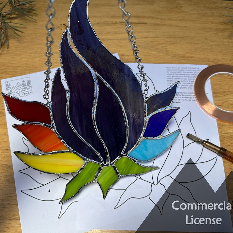 Chakra Stained Glass - Etsy