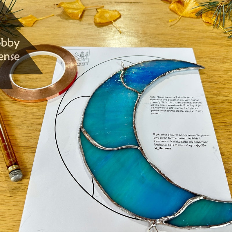 Large Crescent Moon Glass - Etsy