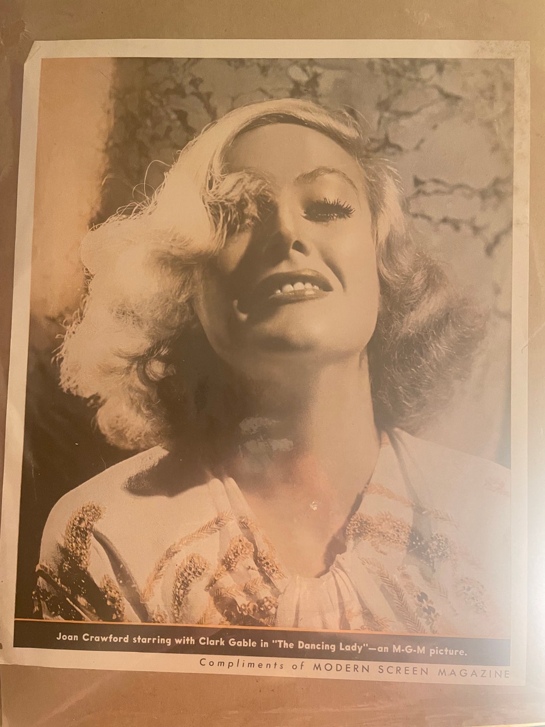 Lovely Promo Print of Joan Crawford - Etsy