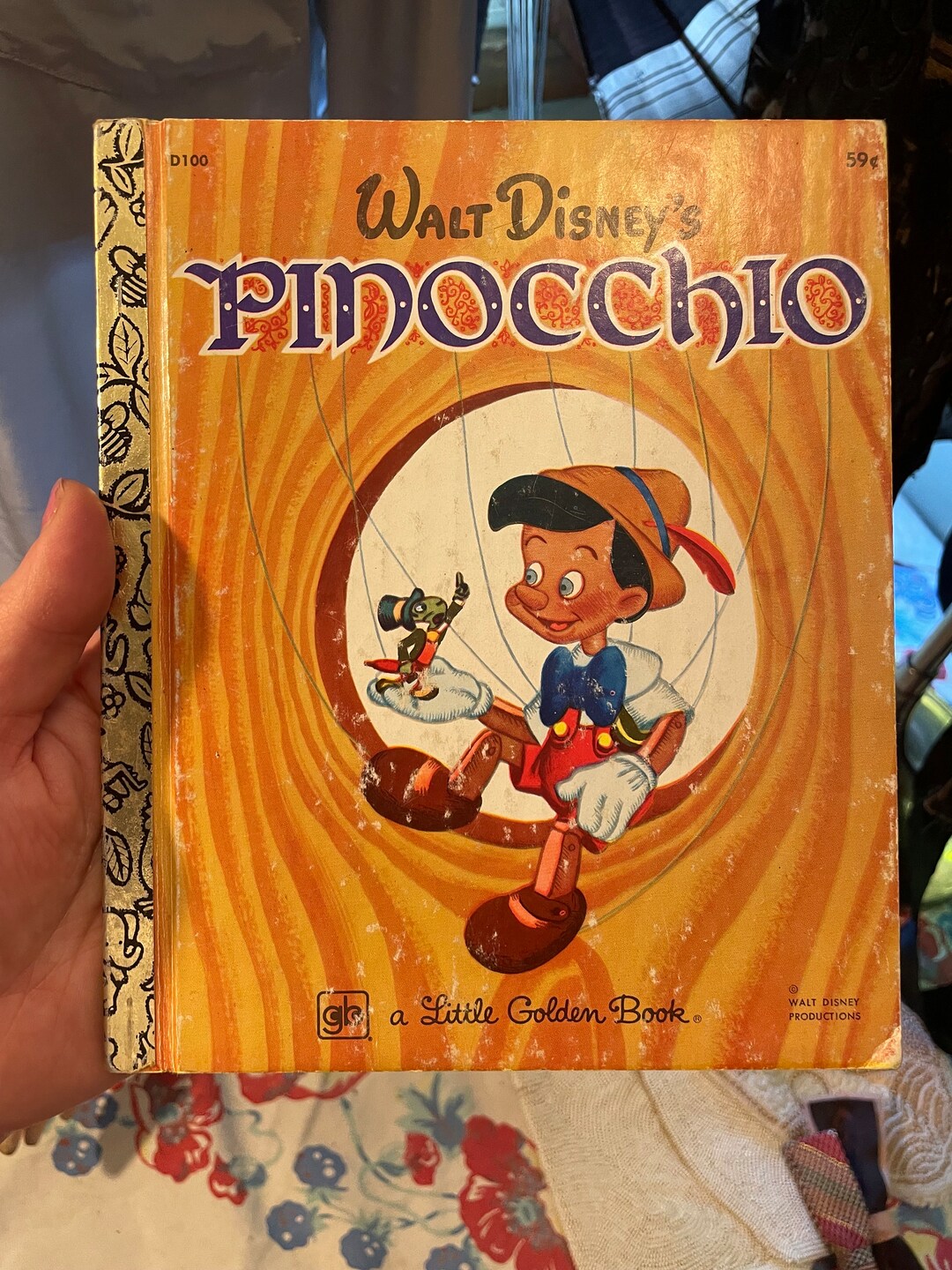 Classic Vintage Pinnochio Book - Etsy