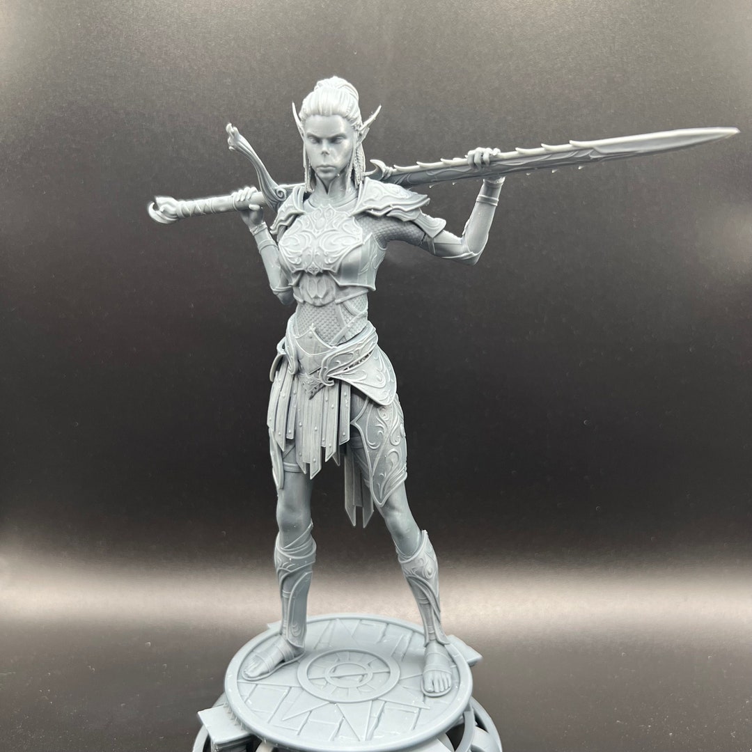 Lae'zel 1:12 Scale Unpainted Unassembled 3D Resin GK Kit Baldur's Gate ...