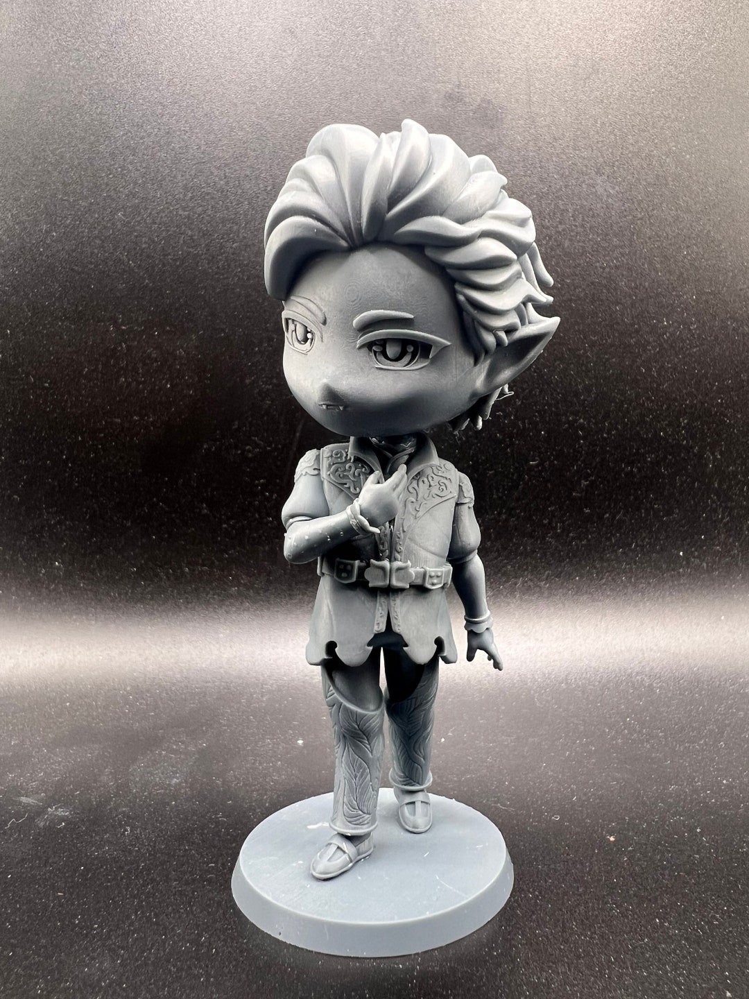 Baldur's Gate 3 Astarion Chibi 3D Resin Print Unpainted - Etsy Canada