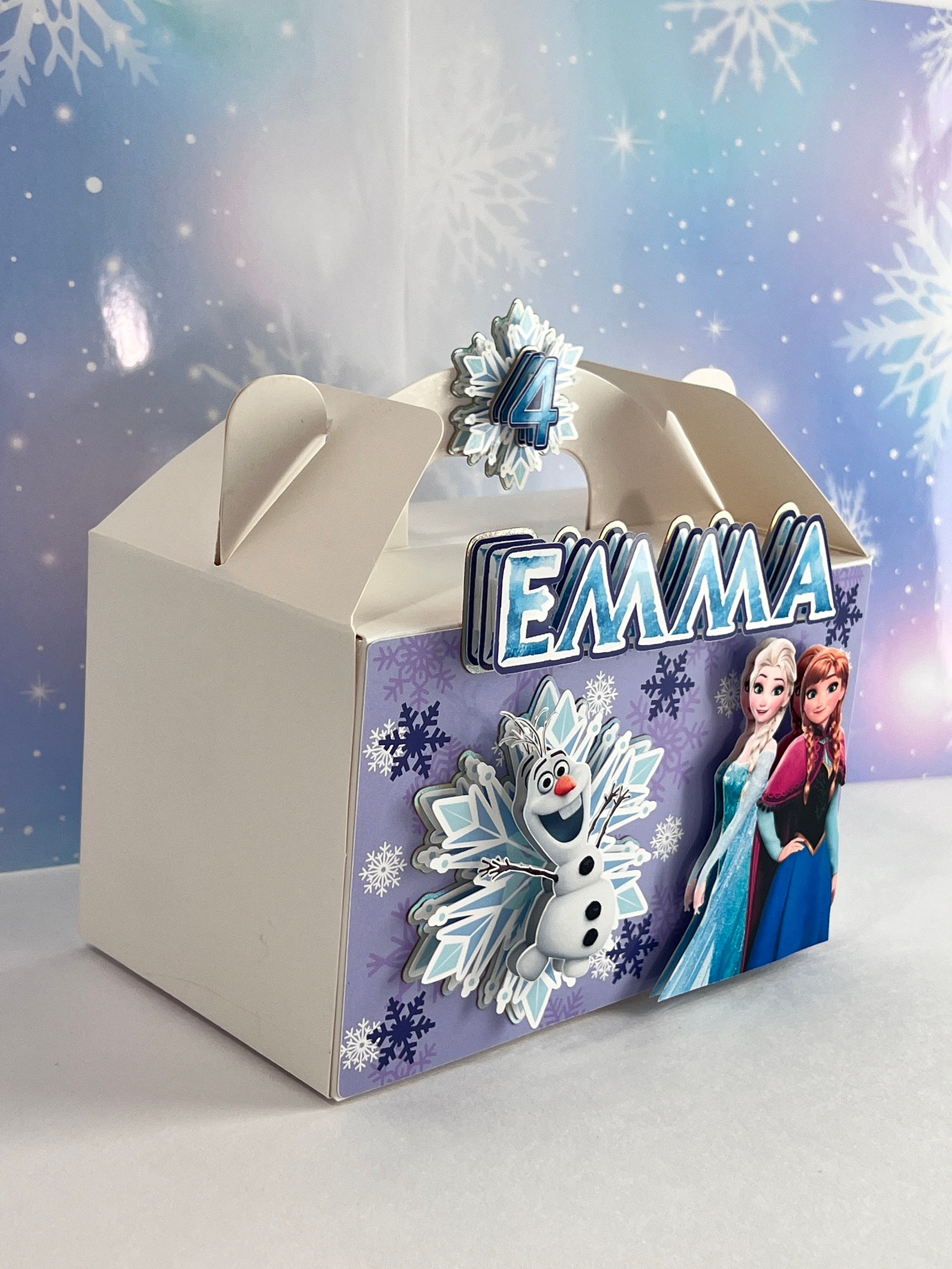 Frozen Favor Boxes,candy Boxes, Frozen Party Favors,frozen Birthday ...