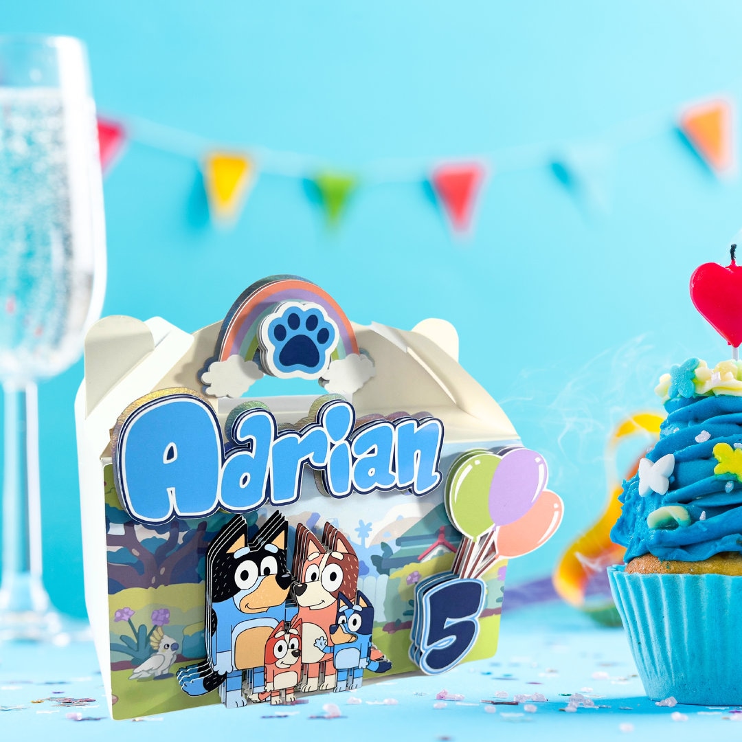 Bluey Favor Boxes, Candy Boxe, Bluey Candy Bags, Bluey Party Favors ...