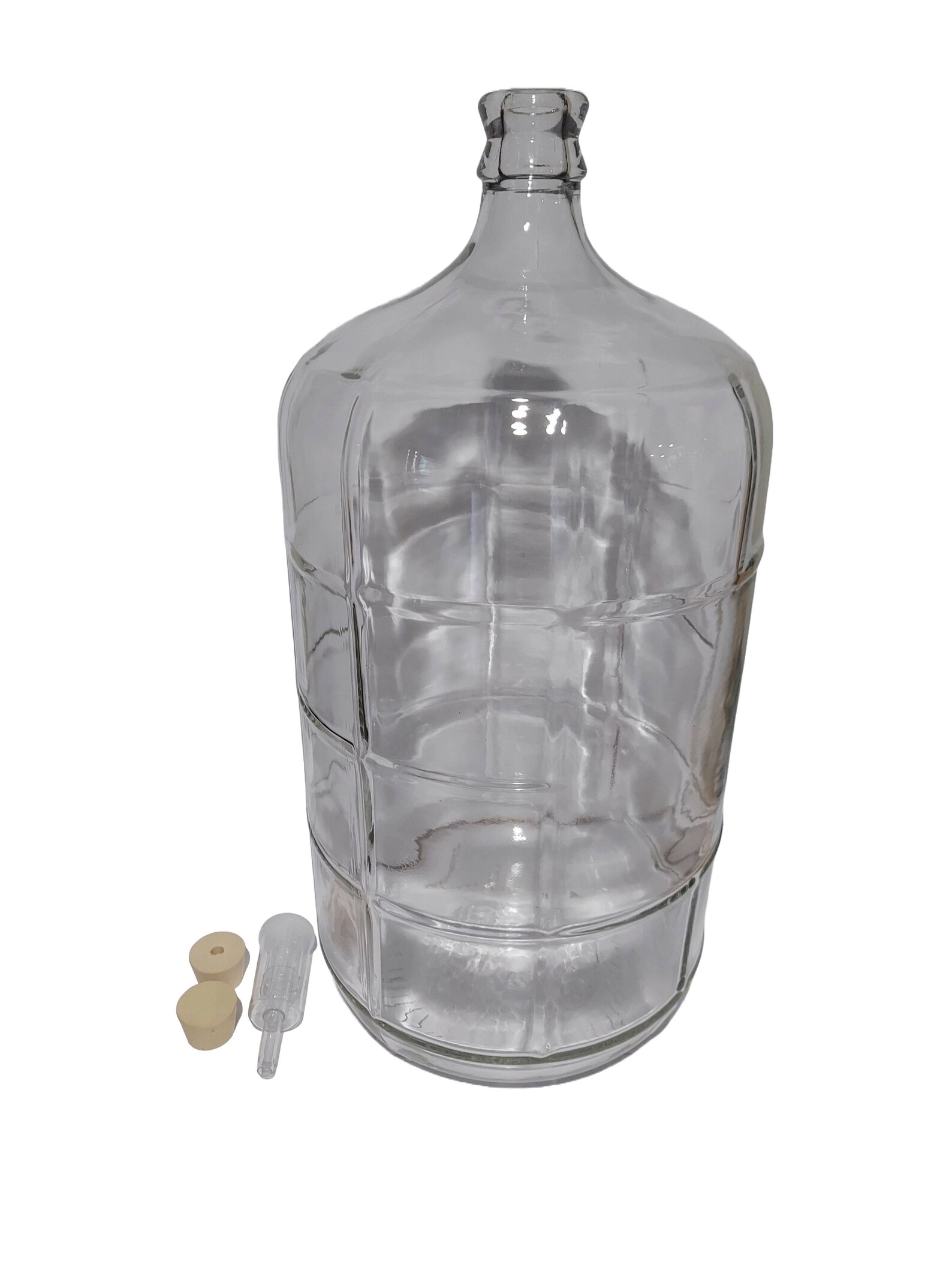 Large Glass Carboy With Air Lock Setup, Various Sizes - Etsy