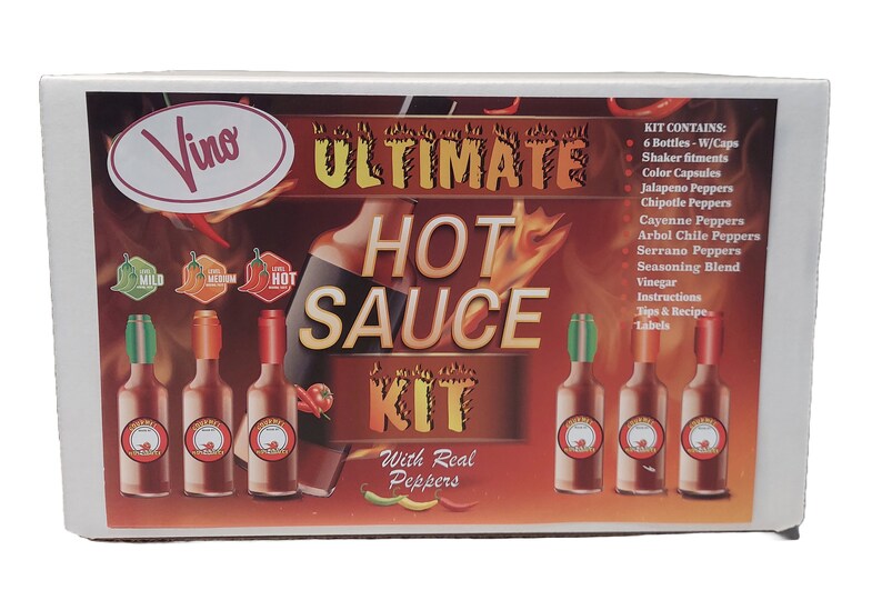 Ultimate Make Your Own Hot Sauce Kit Etsy