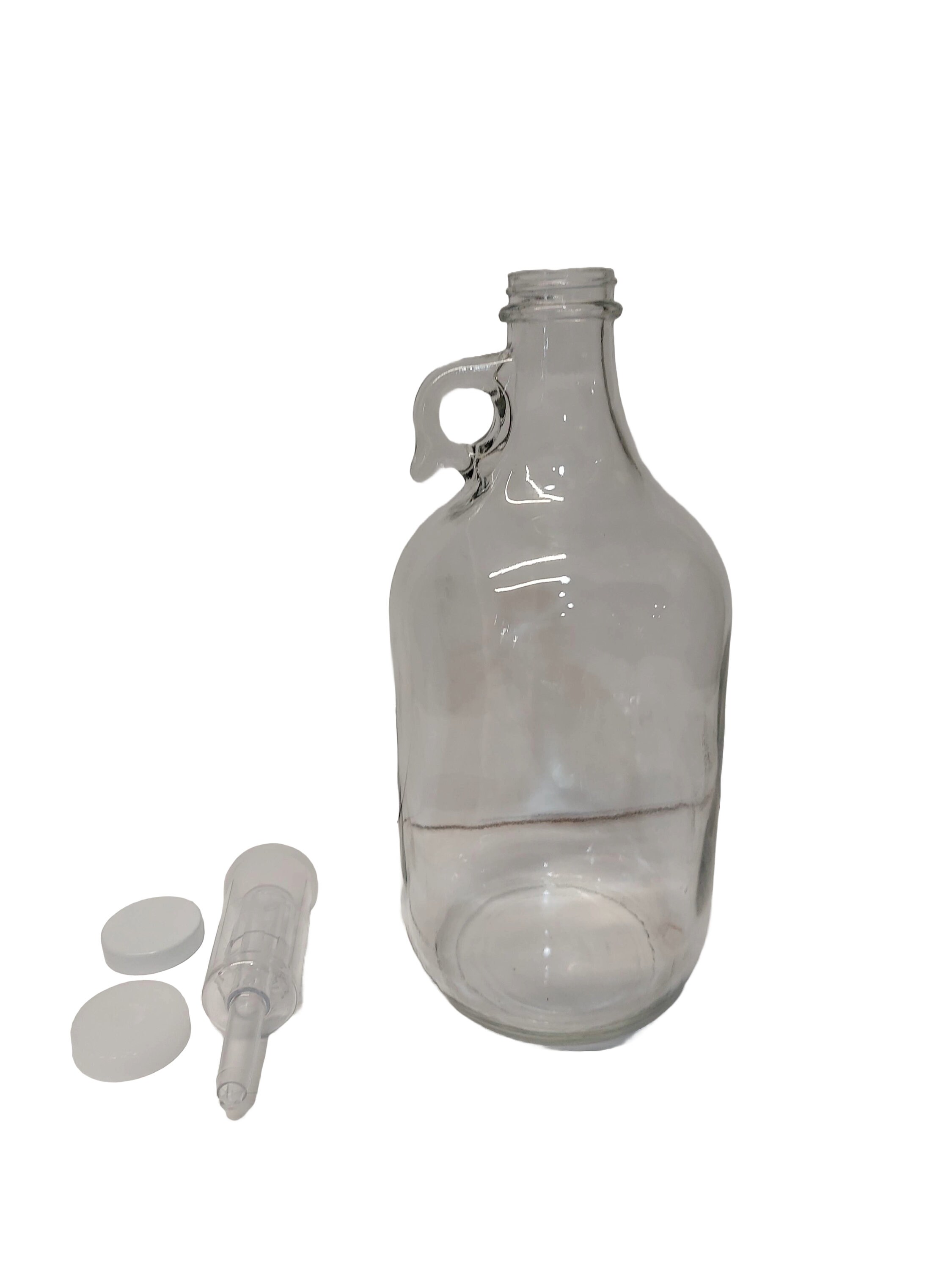Glass Carboy With Air Lock Setup, One Gallon or Half Gallon - Etsy