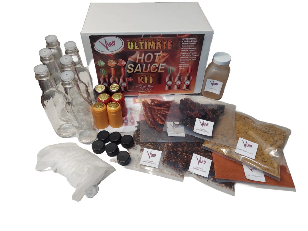 Ultimate Make Your Own Hot Sauce Kit - Etsy