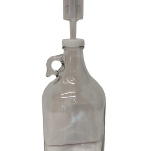 Glass Carboy With Air Lock Setup, One Gallon or Half Gallon - Etsy