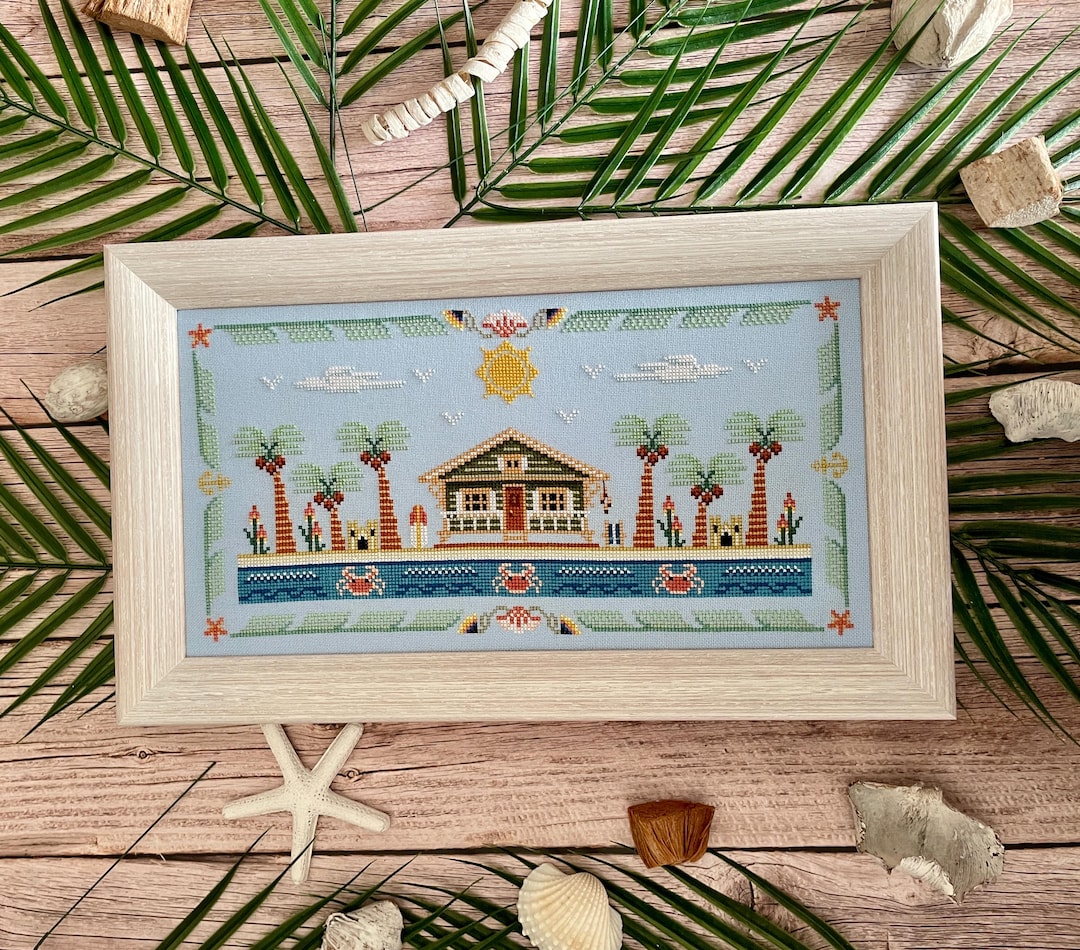 Shack on the Shore PDF Pattern Cross Stitch Chart - Etsy
