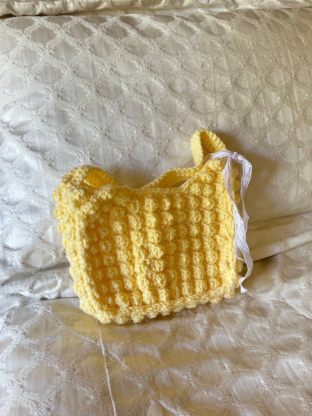 Crochet Bubble Stitch Mini-purse - Etsy
