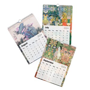 Famous Artists Wall Calendar 2024, Curated Fine Art 12 Month Calendar ...