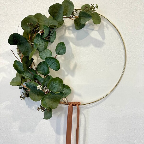 Minimalist Wreath - Etsy