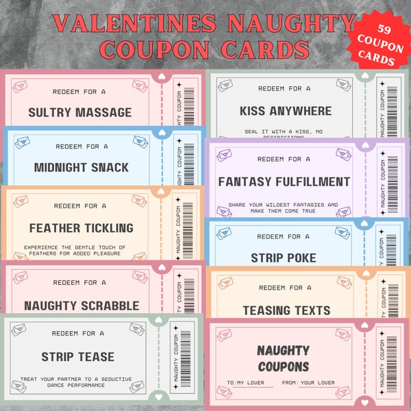 Sexy Coupons Printable - Etsy