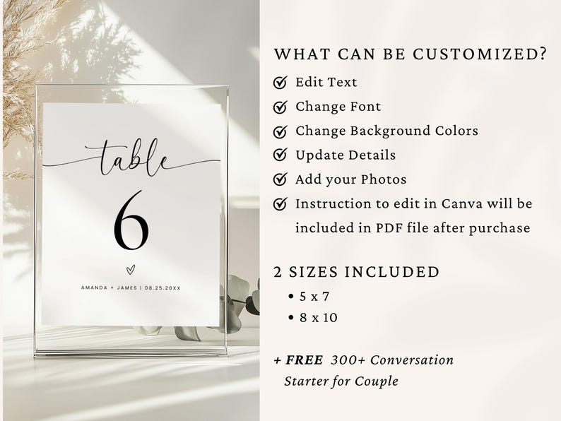 Minimalist Wedding Sign Bundle, Wedding Sign Bundle, Editable Wedding ...