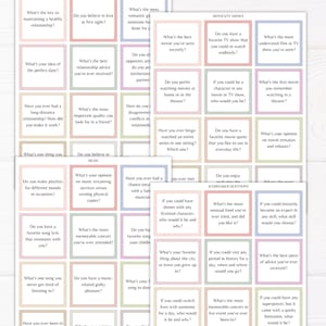 Conversation Starter Cards Perfect for Family Gatherings, Get-to-know ...