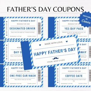 Fathers Day Gift Coupon Template | Printable Fathers Day Gift Coupon ...