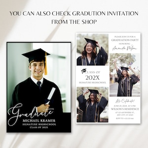 Yearbook Ad Template | High School and Senior Graduation | Graduation ...