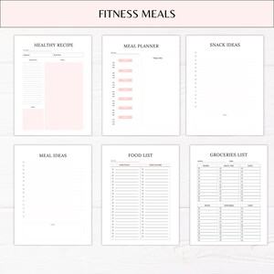 Fitness Planner | Weight Lost Tracker | Fitness Journal | Workout ...