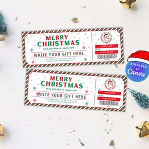 Christmas Gift Coupon Template | Printable Christmas Gift Card ...