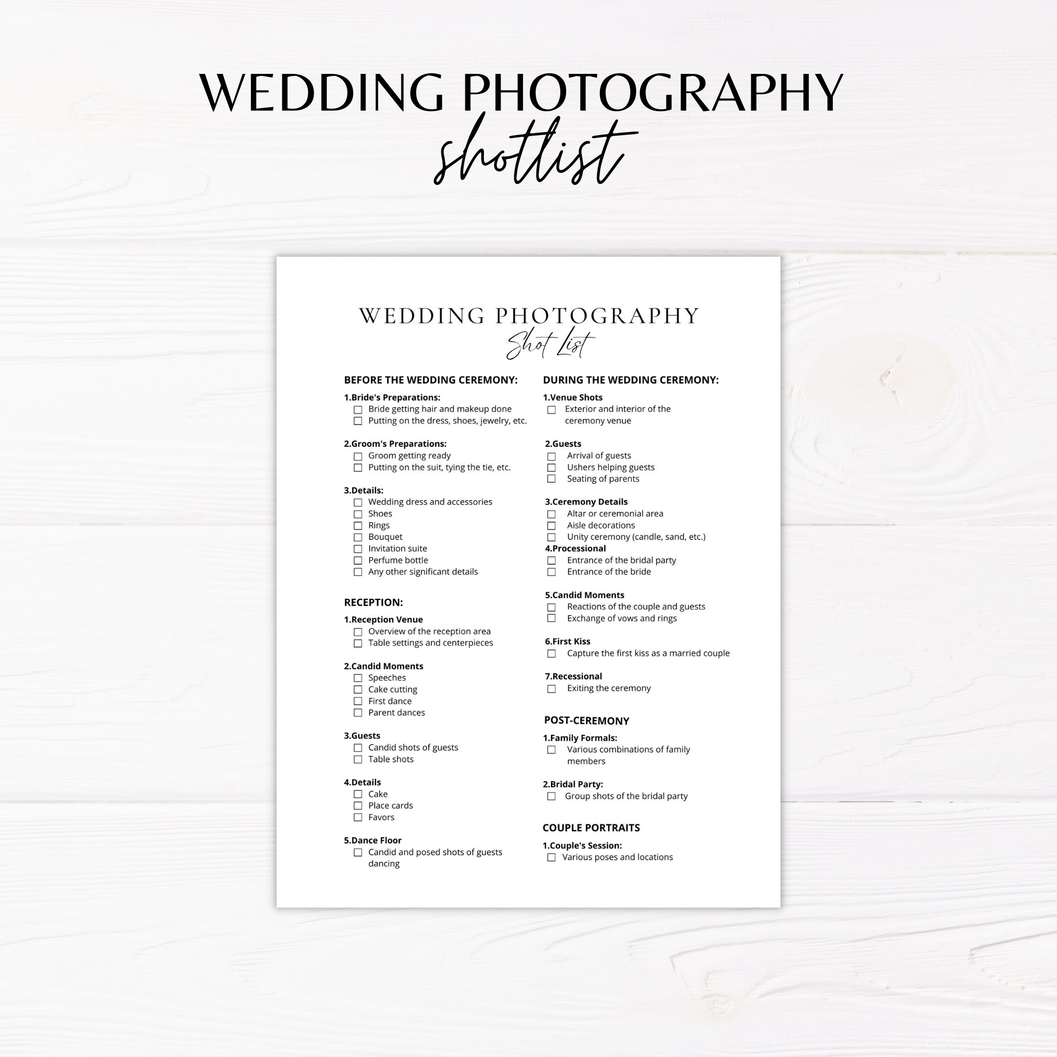 Wedding Checklist Wedding Planning Checklist Wedding Checklist Template ...