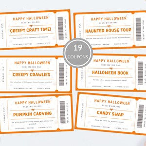 Halloween Gift Coupon Template | Printable Halloween Gift Coupon Card ...