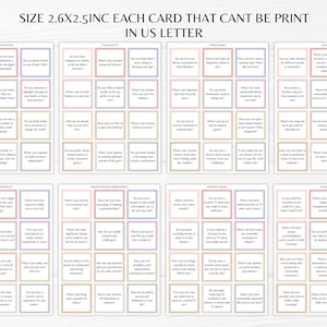 Conversation Starter Cards Perfect for Family Gatherings, Get-to-know ...