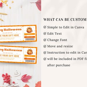 Halloween Gift Coupon Template | Printable Halloween Gift Coupon Card ...