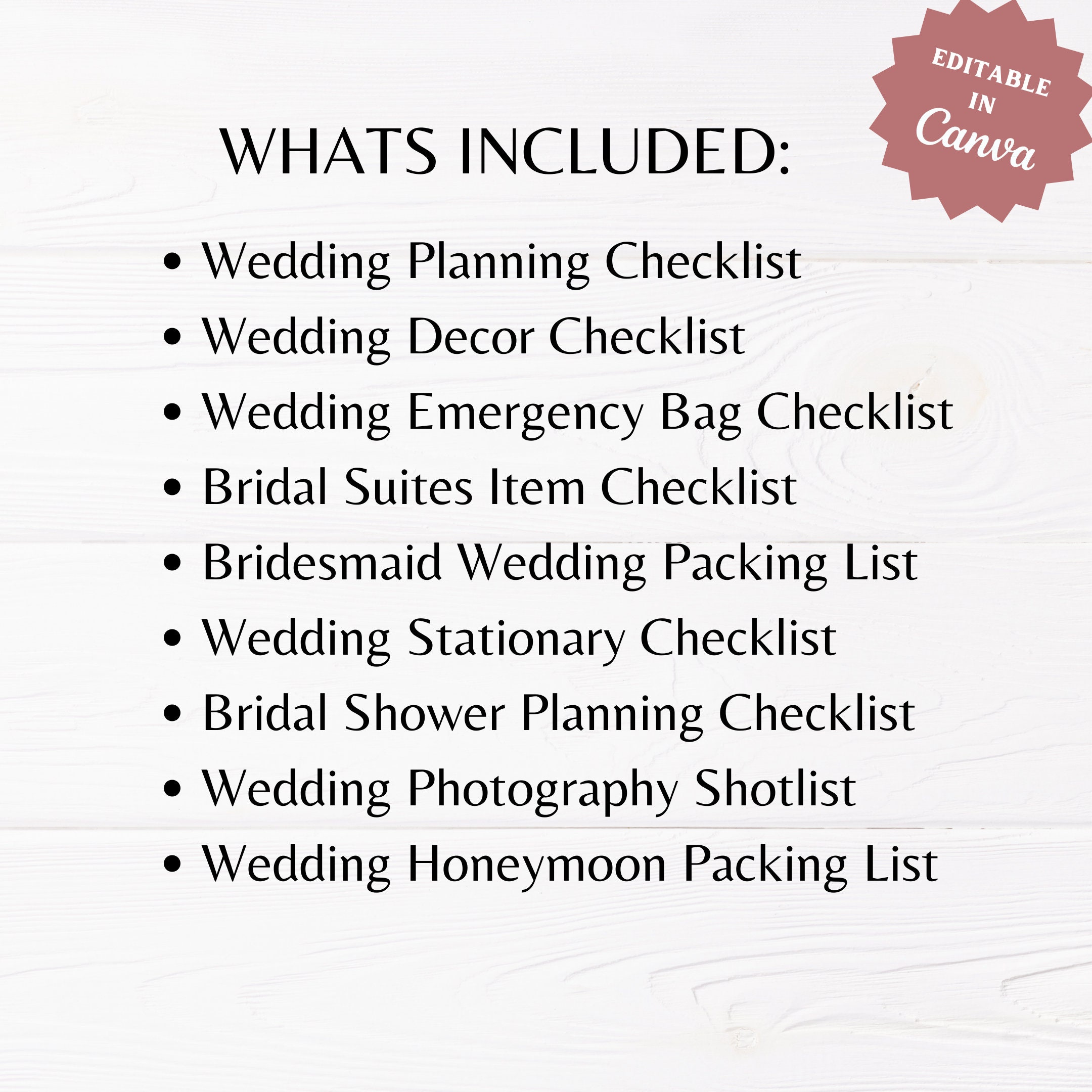 Wedding Checklist Wedding Planning Checklist Wedding Checklist Template ...