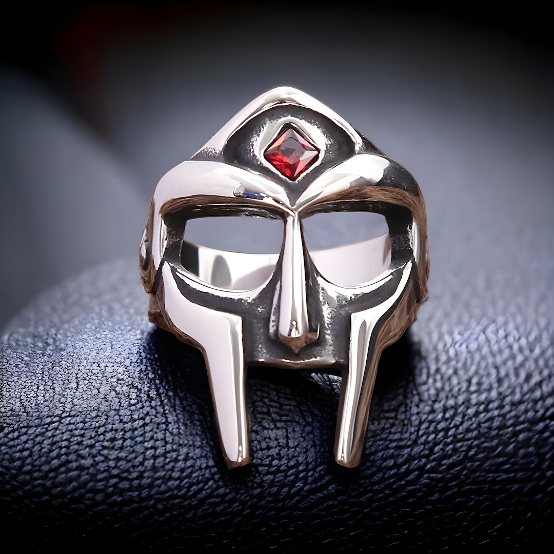 Mf Doom Ring Mf Doom Mask Ring Mf Doom Stainless Steel Ring Silver Mf ...