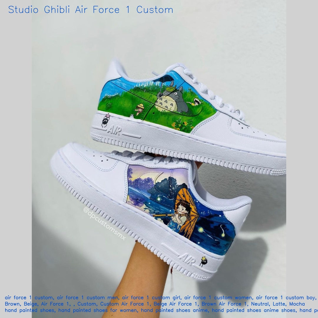 Studio Ghibli Air Force 1 Custombuy Now: Luxetsy.com/pu-878 - Etsy