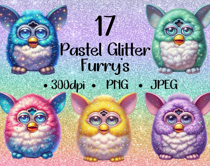 76 Kawaii Furby Clipart | Realistic Clipart | Transparent Background ...