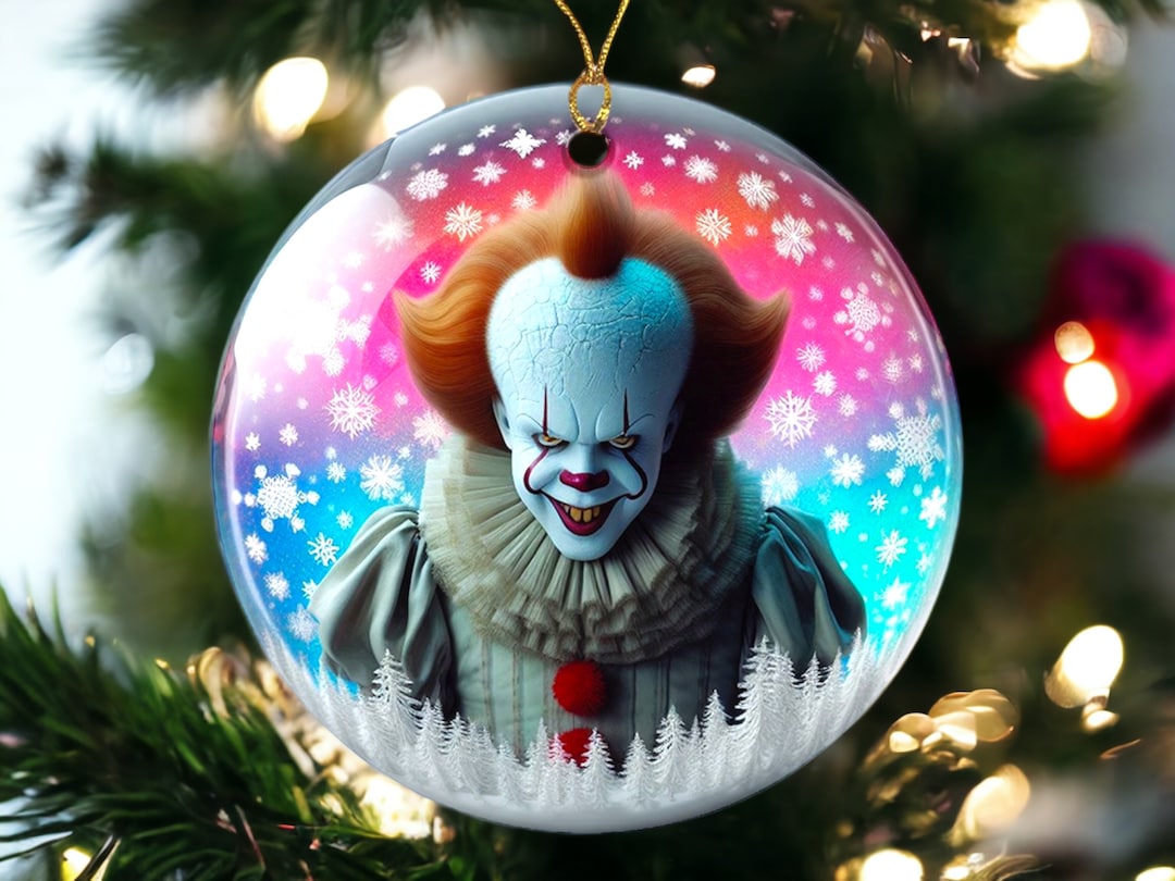 Pennywise Faux 3D Snow Globe Christmas Ornament - Etsy