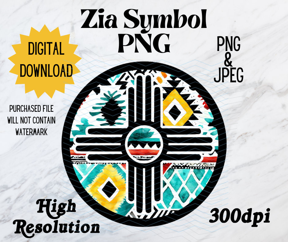 New Mexico- Zia Symbol Sublimation PNG, High Resolution 300dpi - Etsy
