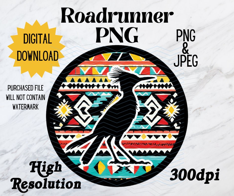 New Mexico- Roadrunner Sublimation PNG, High Resolution 300dpi - Etsy