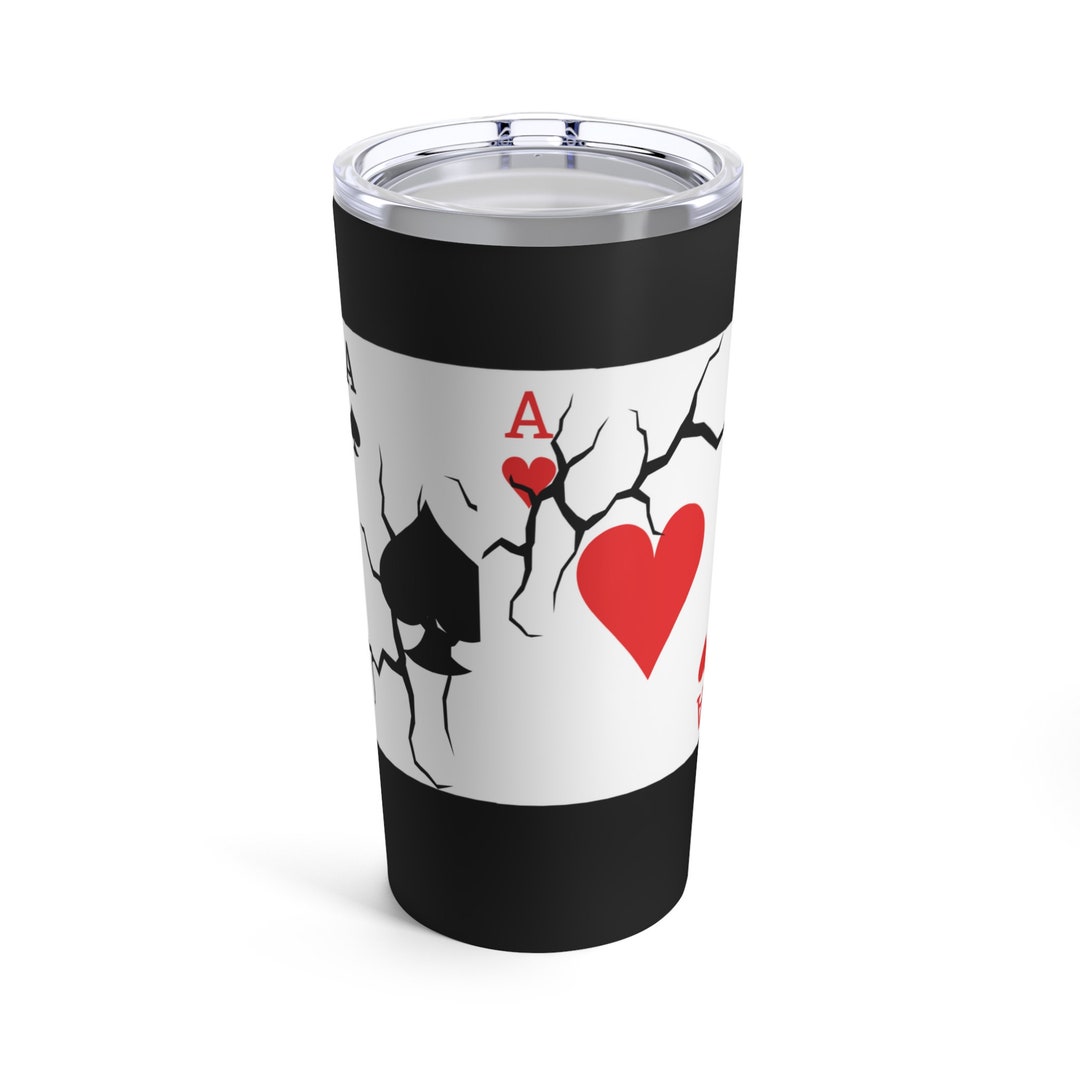 Cracked Aces Poker Tumbler 20oz - Etsy
