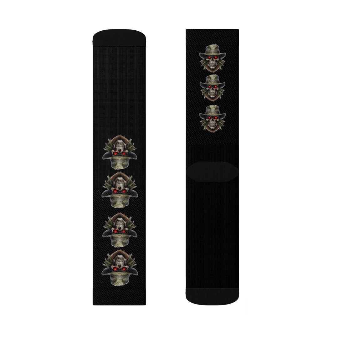 Sniper Skull Socks - Etsy