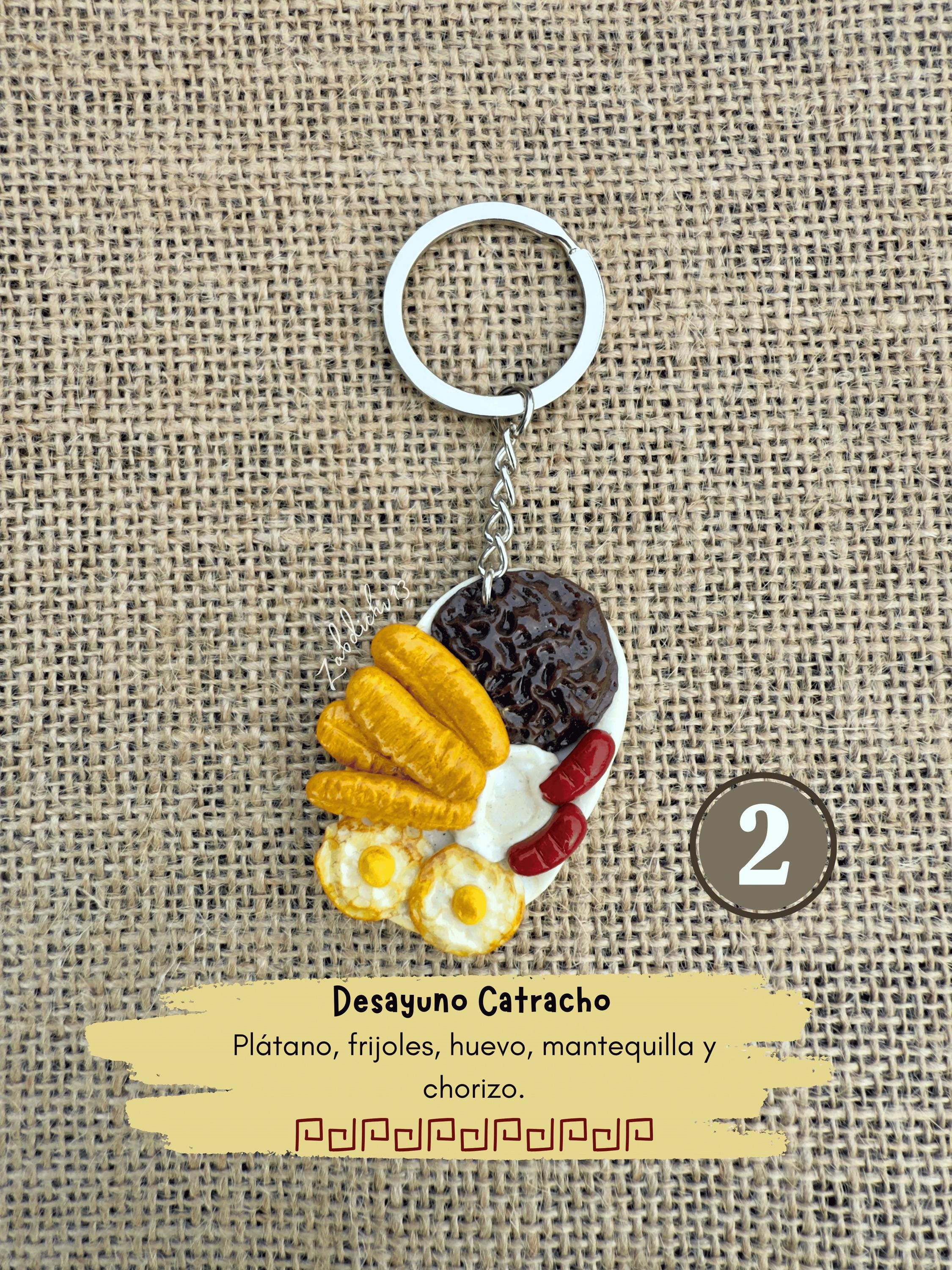 Handmade Honduras Food Keychain: Traditional Cuisine Gift - Etsy