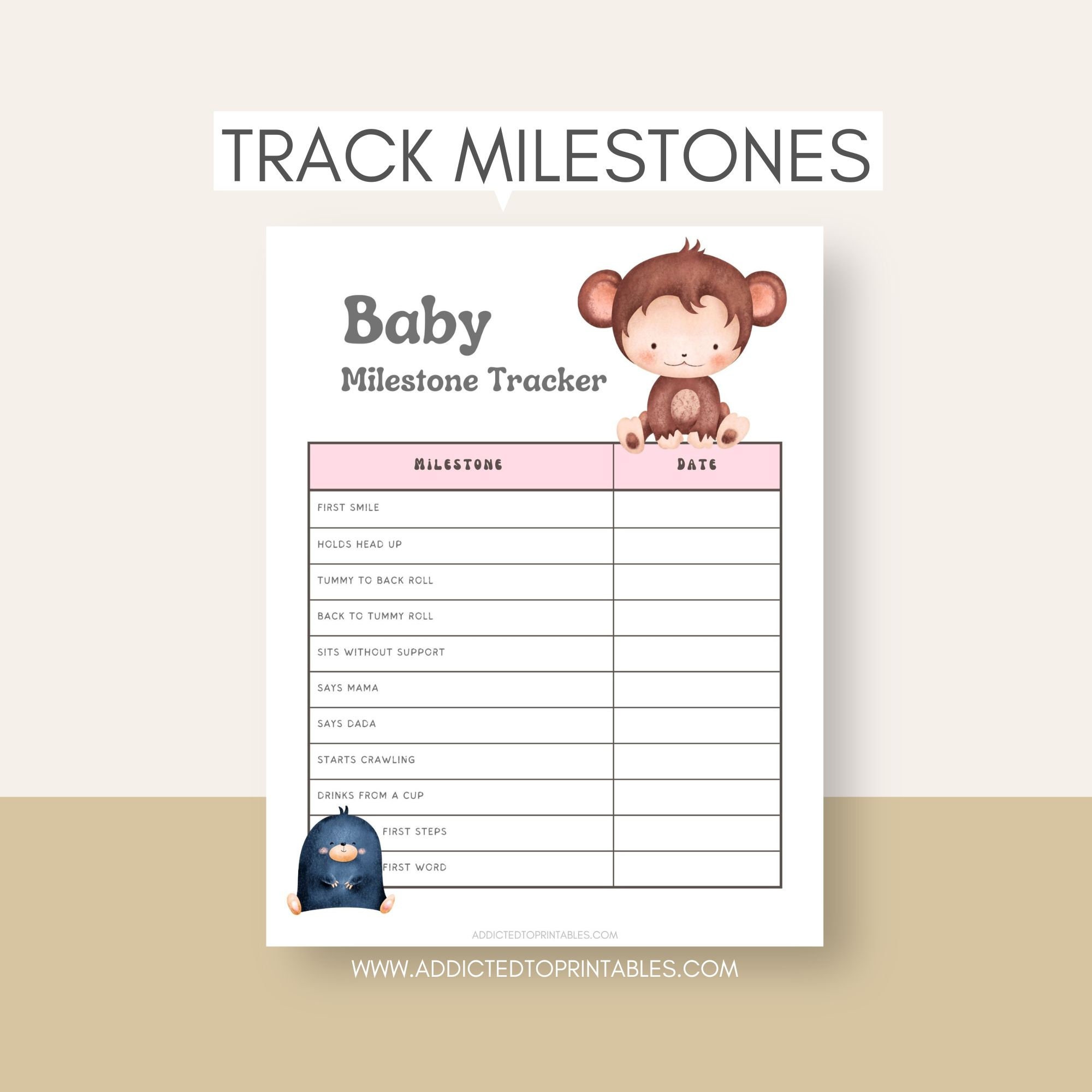 Printable Baby Memory Book | Instant Download | 8.5x11 PDF| Baby Book ...