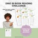 Printable Kid's Dinosaur 30 Book Reading Challenge | Dinosaur Reading ...