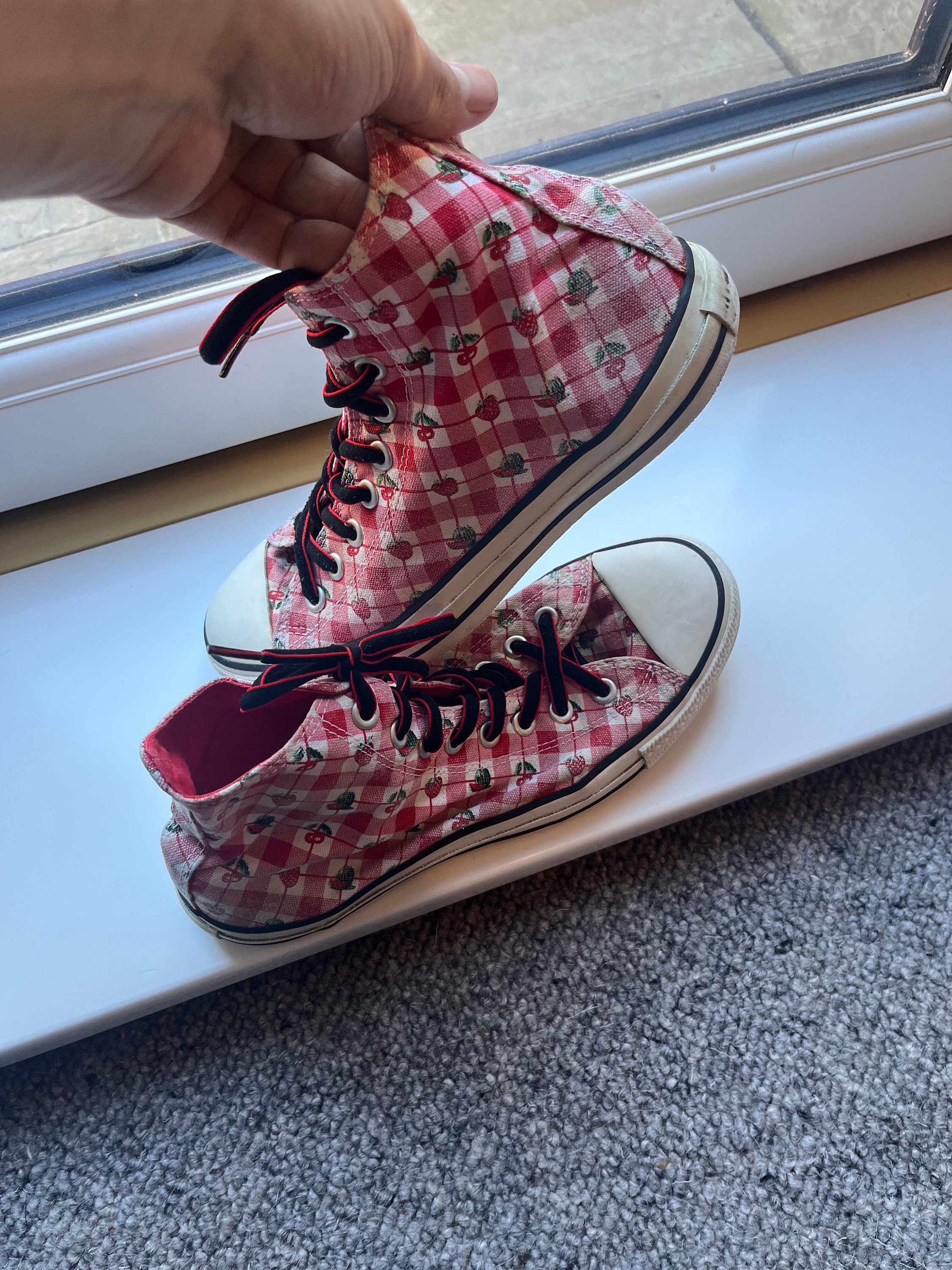 Luna Lovegood Converse Trainers Hi Tops Uk 7 Vintage - Etsy