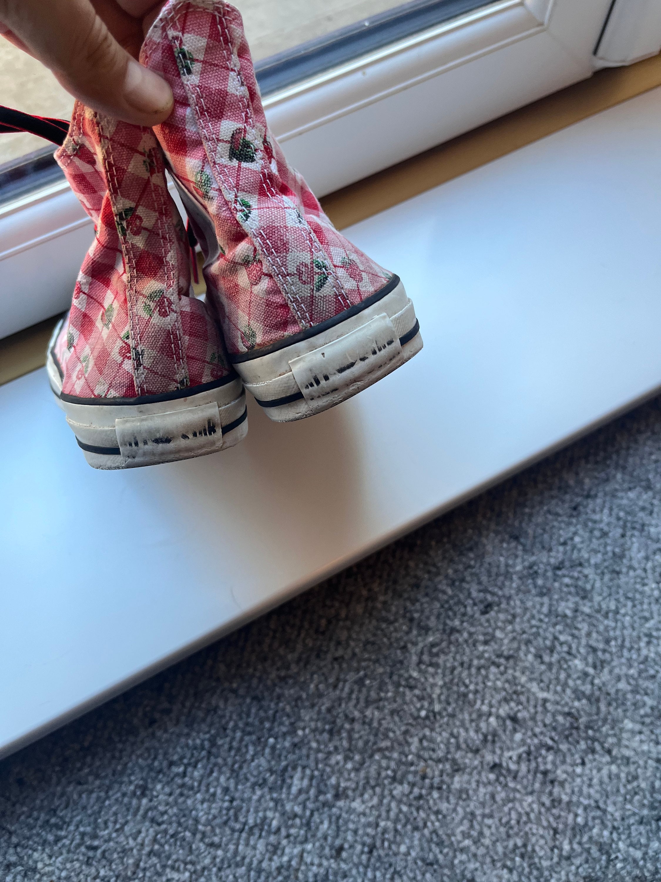 Luna Lovegood Converse Trainers Hi Tops Uk 7 Vintage - Etsy