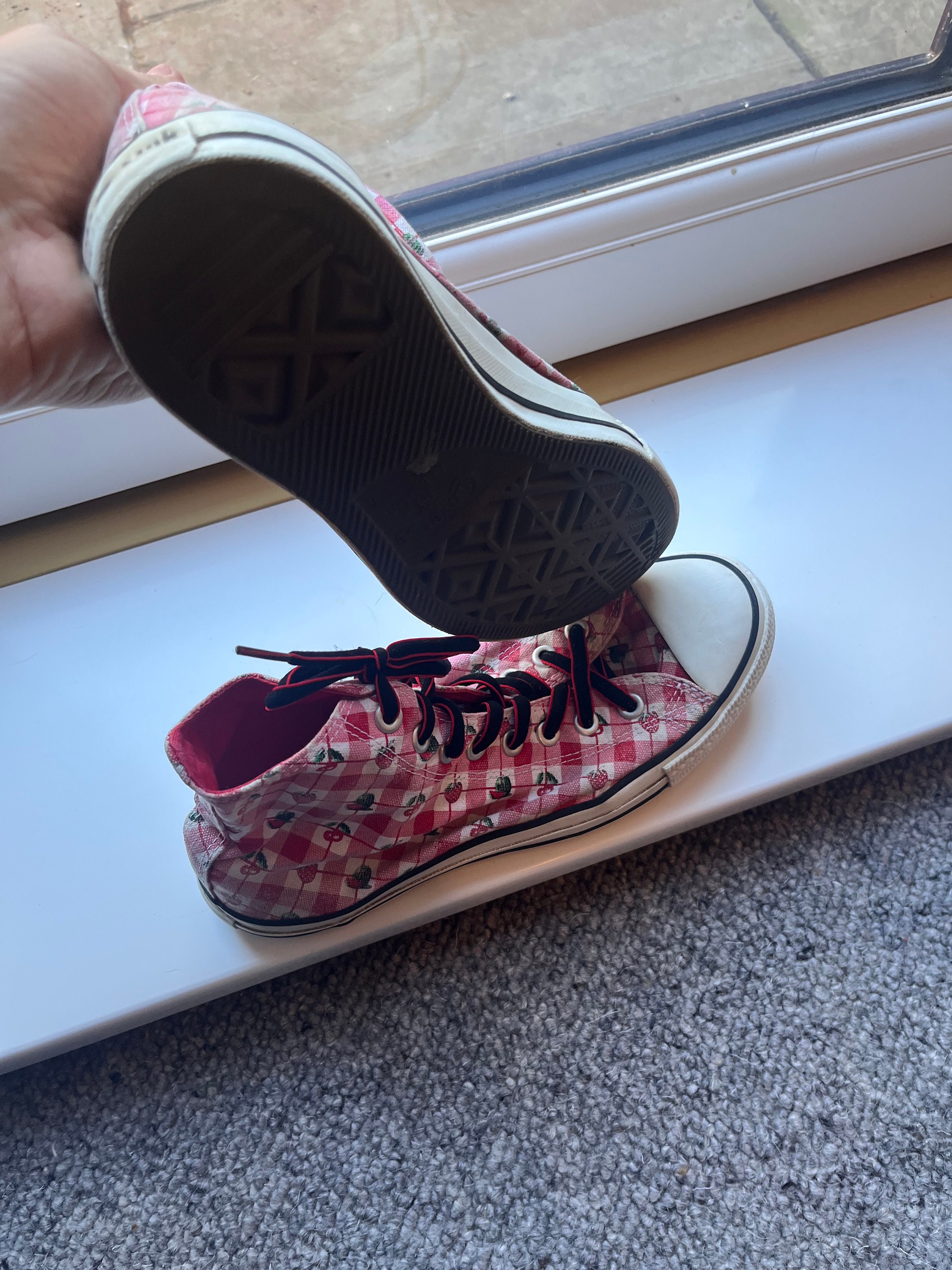 Luna Lovegood Converse Trainers Hi Tops Uk 7 Vintage - Etsy