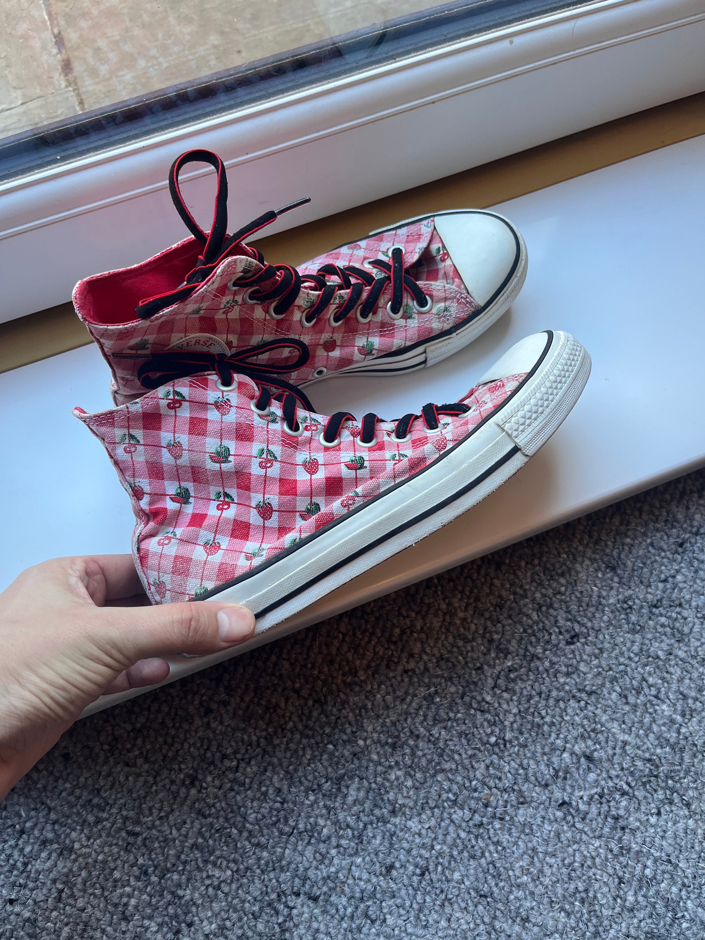 Luna Lovegood Converse Trainers Hi Tops Uk 7 Vintage - Etsy